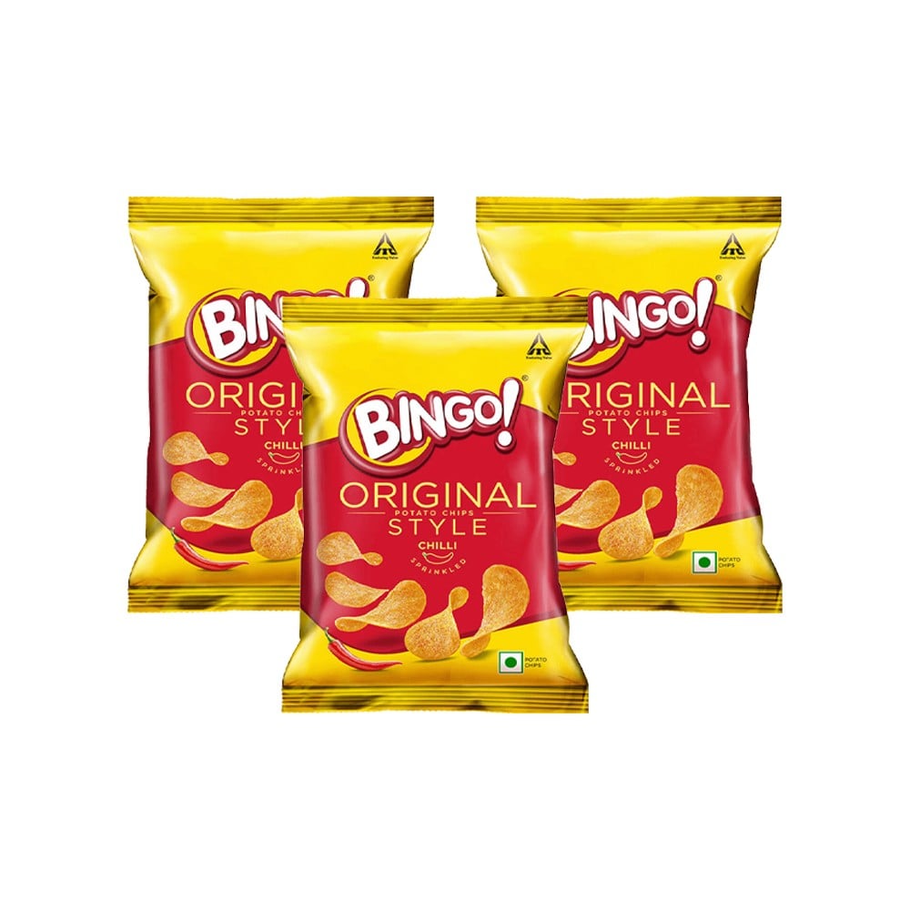 Bingo Original Style Chilli Potato Chips - Pack of 3 Price - Buy Online ...