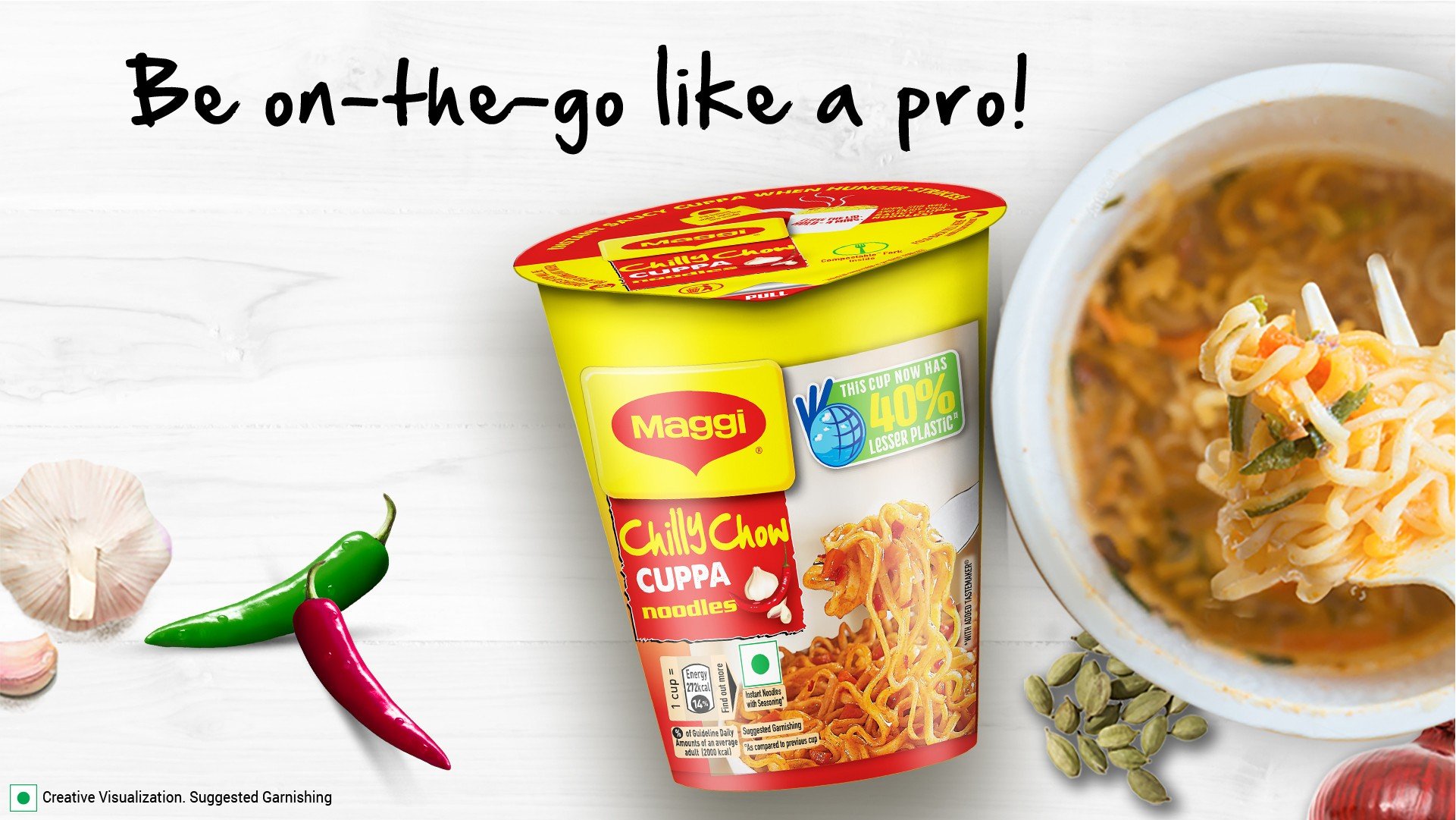 Maggi Chilly Chow Cuppa Noodles Price - Buy Online at ₹55 in India