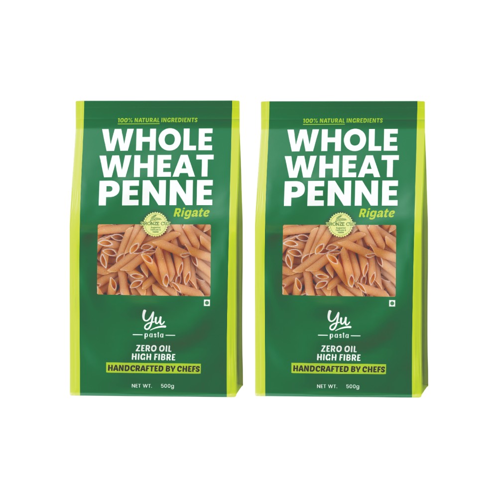 Yu 100% Whole Wheat Penne Pasta - Pack of 2 Price - Buy Online at Best ...