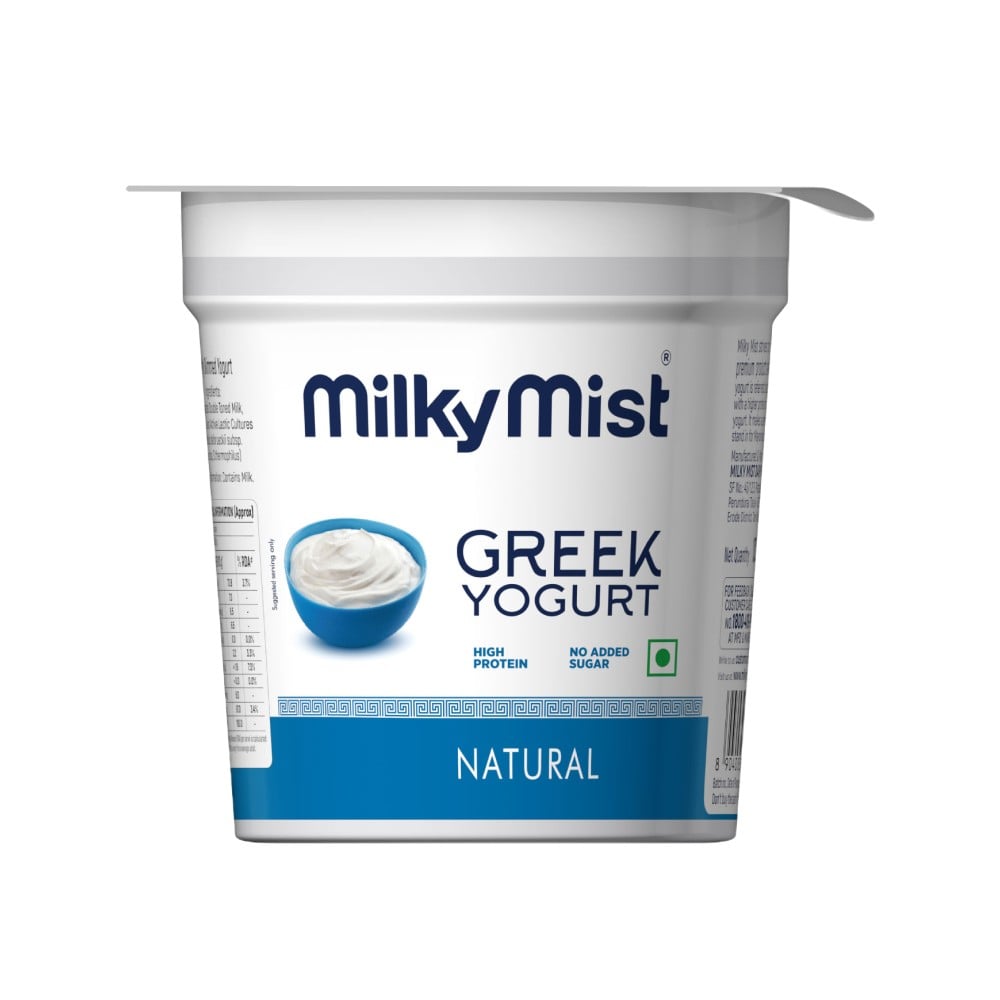 Milky Mist Natural Greek Yogurt Price - Buy Online at ₹43 in India