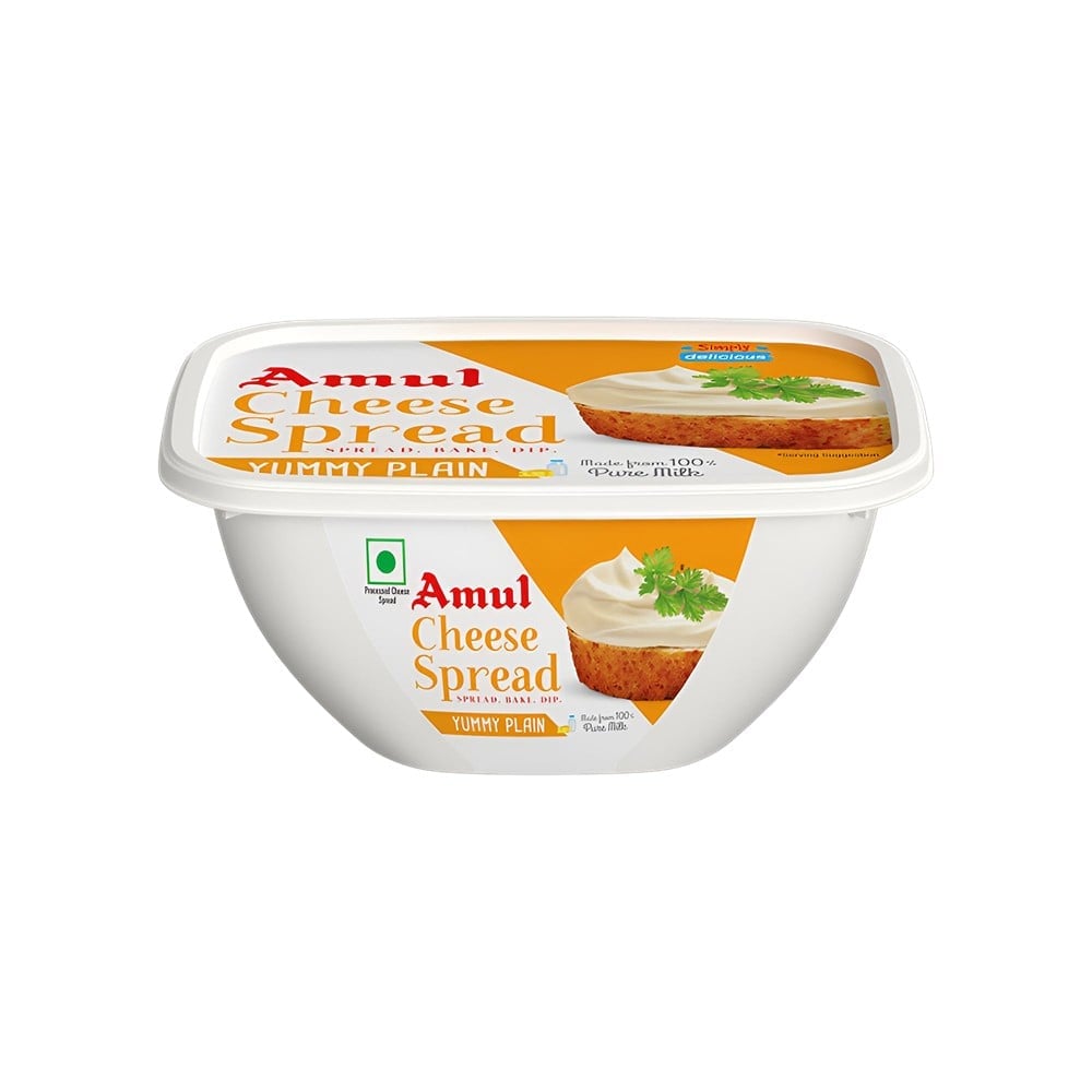Amul Yummy Plain Cheese Spread Price - Buy Online at ₹115 in India