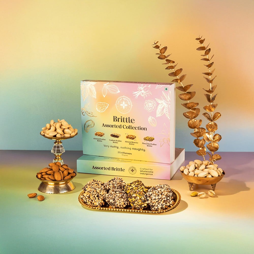 Cacao Springs Gourmet Assorted Brittle Festive Pack Price - Buy Online ...
