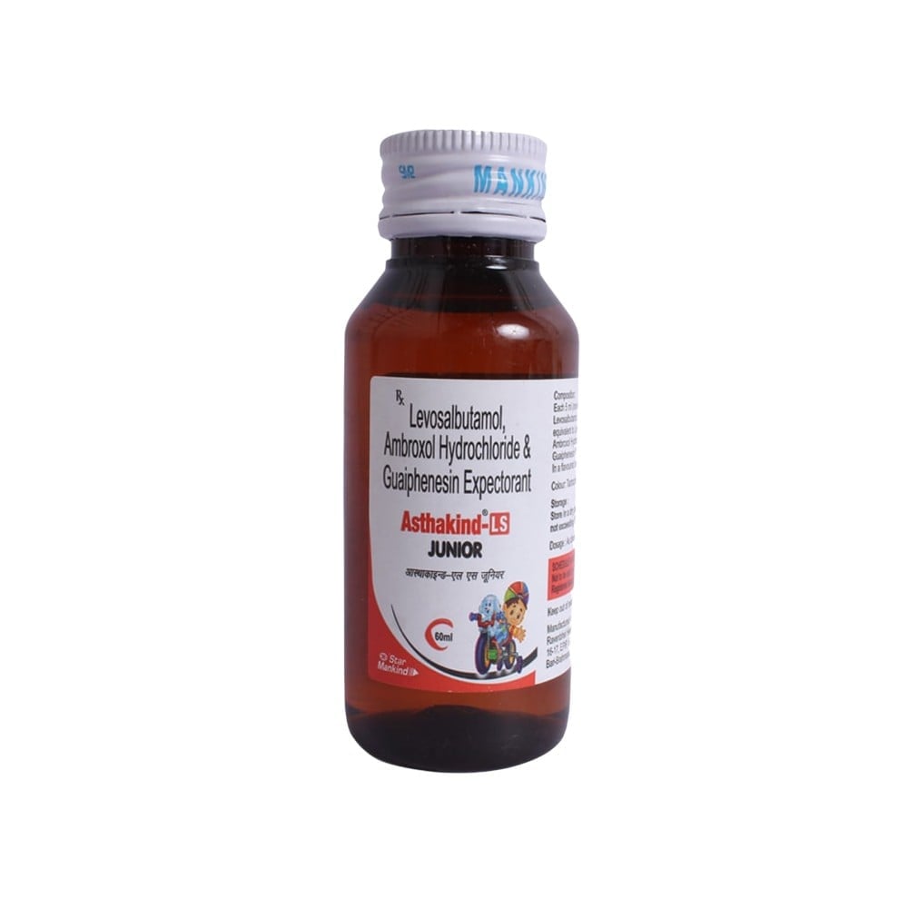 Asthakind LS Junior Bottle of 60 ml Expectorant Price - Buy Online at ...