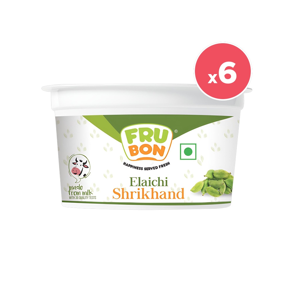 FruBon Elaichi Shrikhand - Pack of 6 Price - Buy Online at Best Price ...