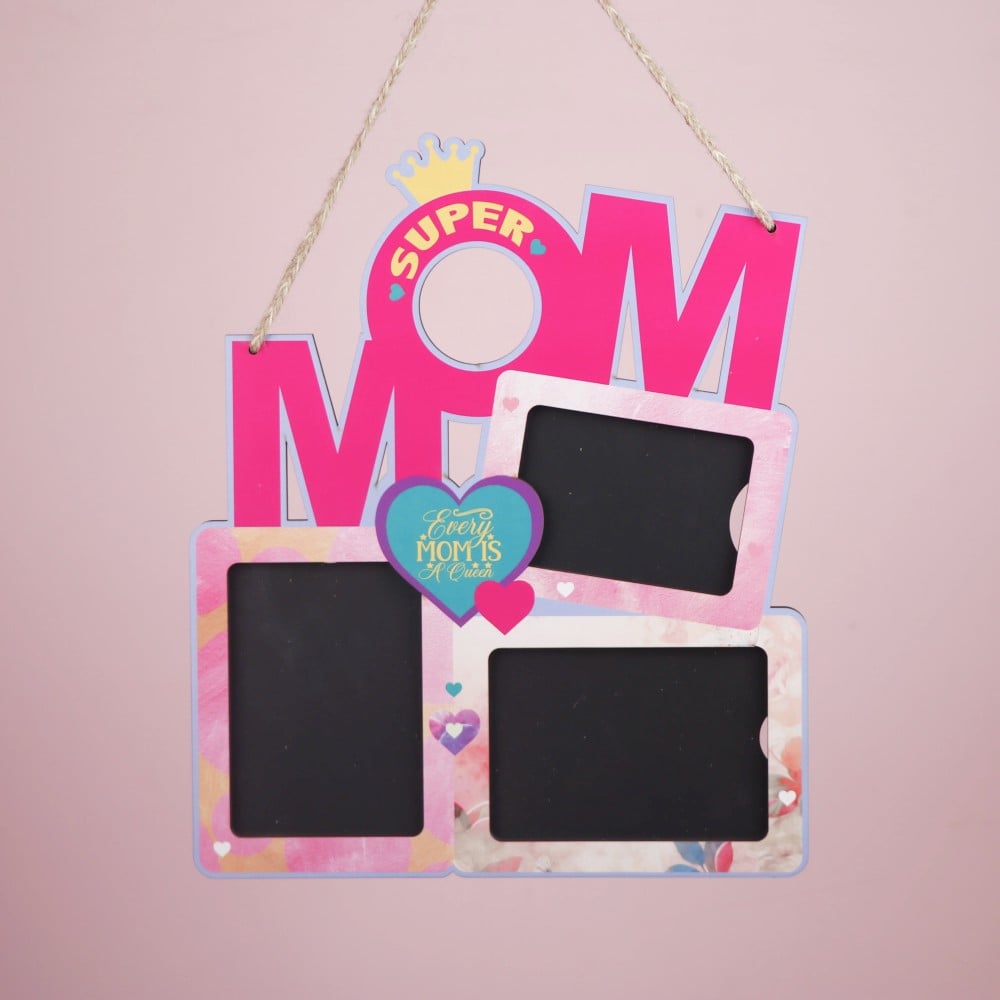 Super Mom Hanging Photo Frame (Pink) - Archies Price - Buy Online at ...