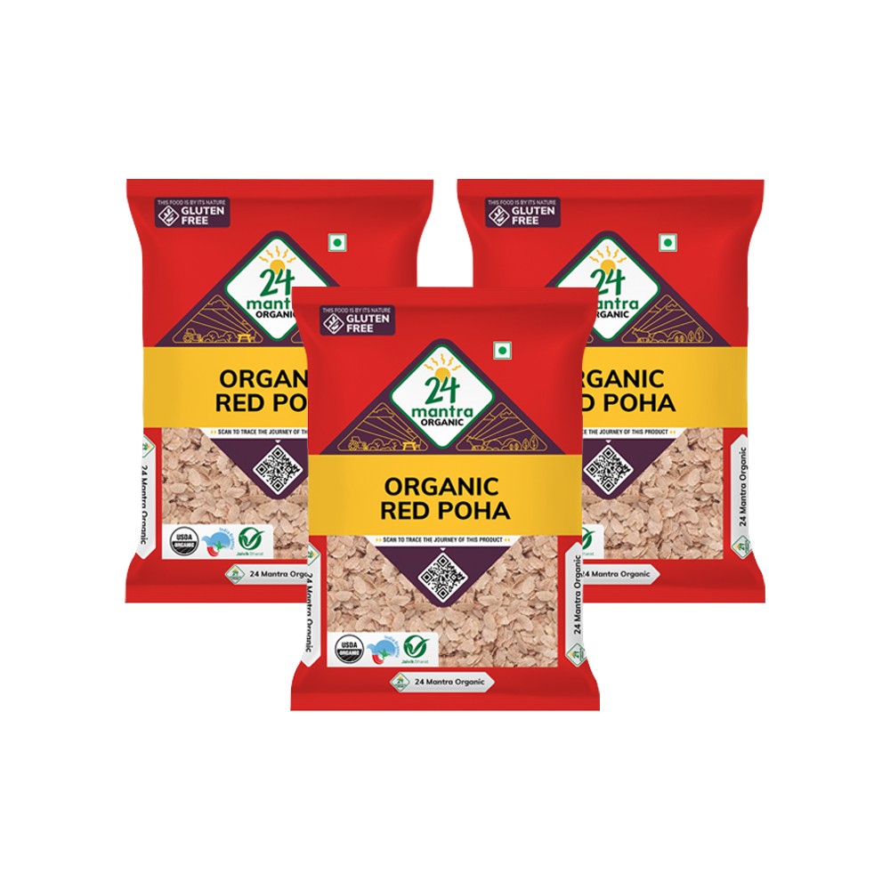 24 Mantra Organic Red Poha Price - Buy Online at Best Price in India