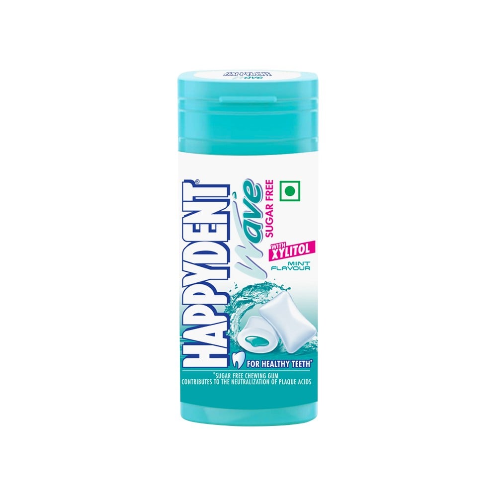 Happydent Wave Sugarfree Mint Chewing Gum 18 Pcs Price - Buy Online at ...