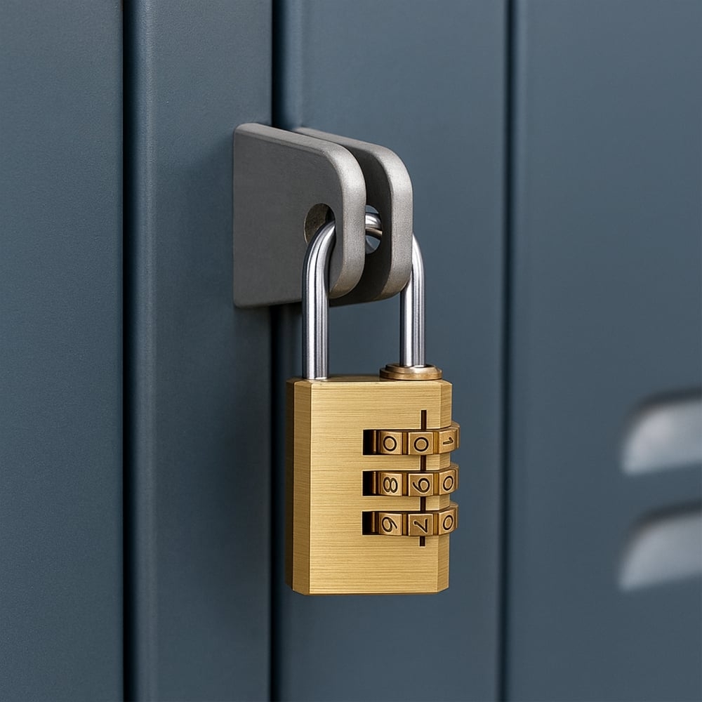 Kallisto 3-Digits Combination Pad Lock (Golden) Price - Buy Online at ...