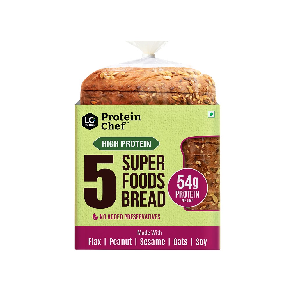 Protein Chef 54g Protein Multigrain Bread (Wheat Bread, No Maida) Price ...