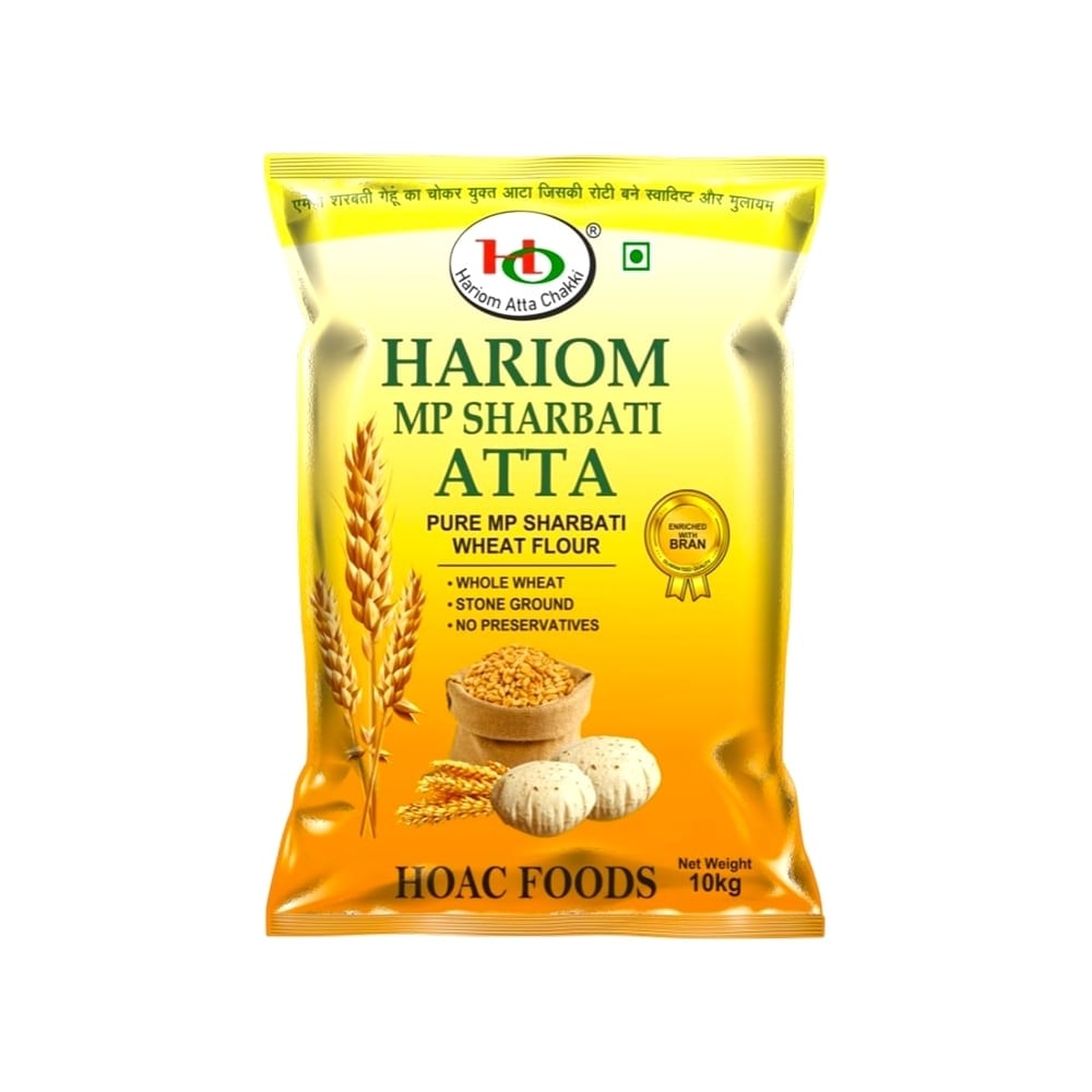 Hariom Atta Chakki MP Sharbati Atta Price - Buy Online at Best Price in ...