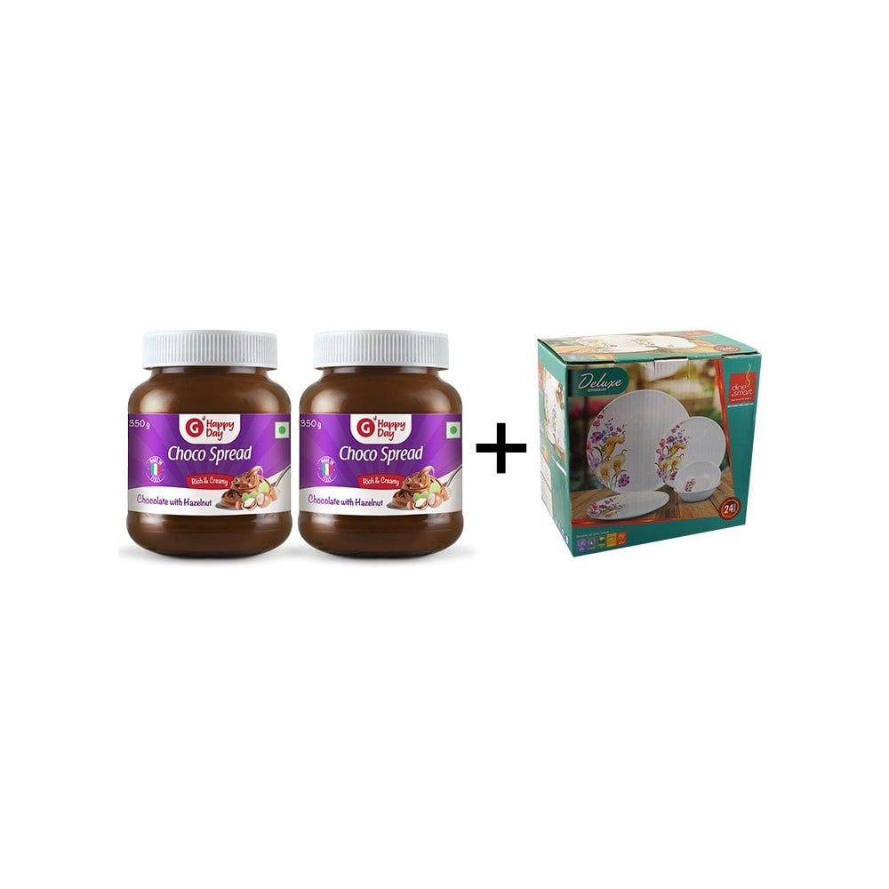 GHD Hazelnut Chocolate Spread - Free Dinesmart Economic Melamine 24 Pcs ...