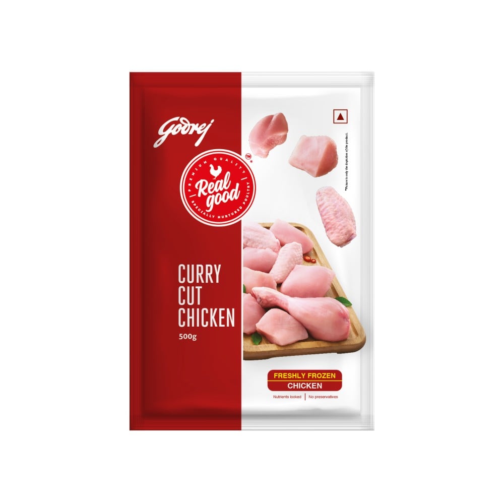 Godrej Real Good Chicken Curry Cut (Freshly Frozen) Price - Buy Online ...