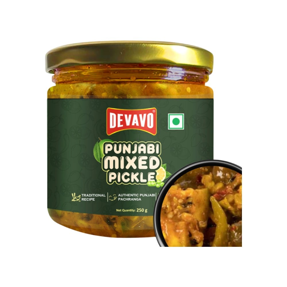Devavo Punjabi Mixed Pickle Price - Buy Online at ₹249 in India