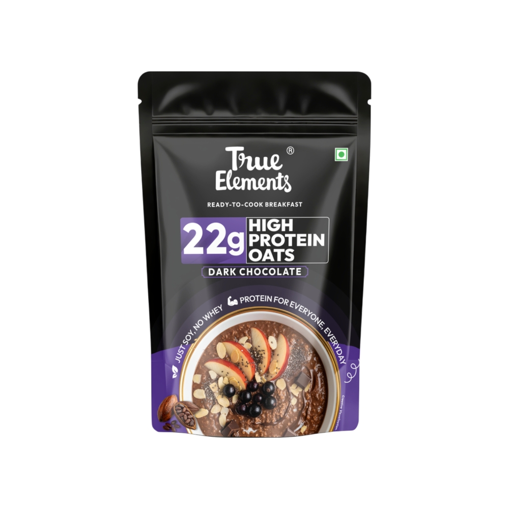 True Elements High Protein Oats (Dark Chocolate) Price - Buy Online at ...