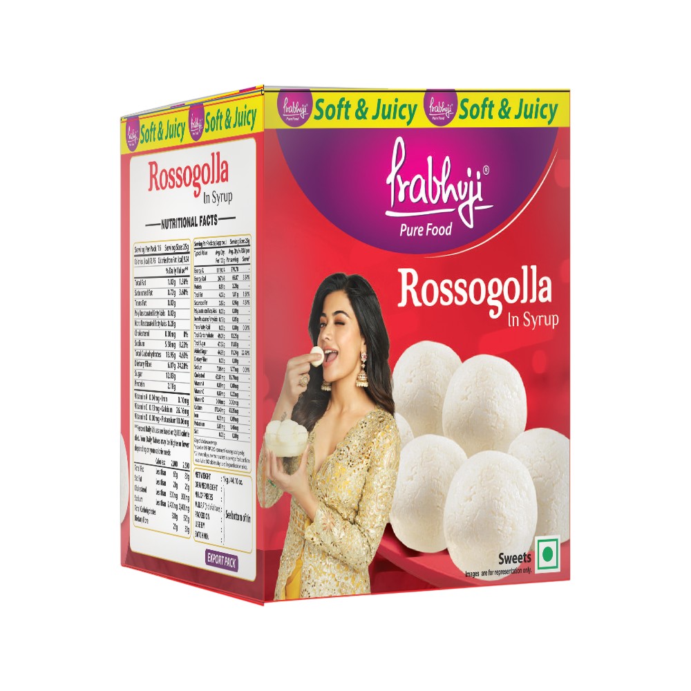 Soft & Juicy Rasgulla by Haldiram's Prabhuji Price - Buy Online at Best ...
