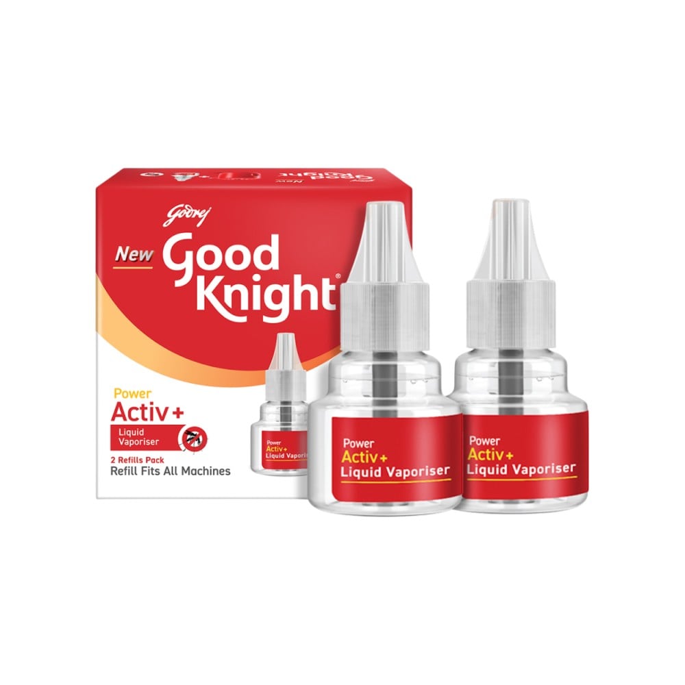Good Knight Power Activ + Liquid Vaporiser Mosquito Repellent Refill ...