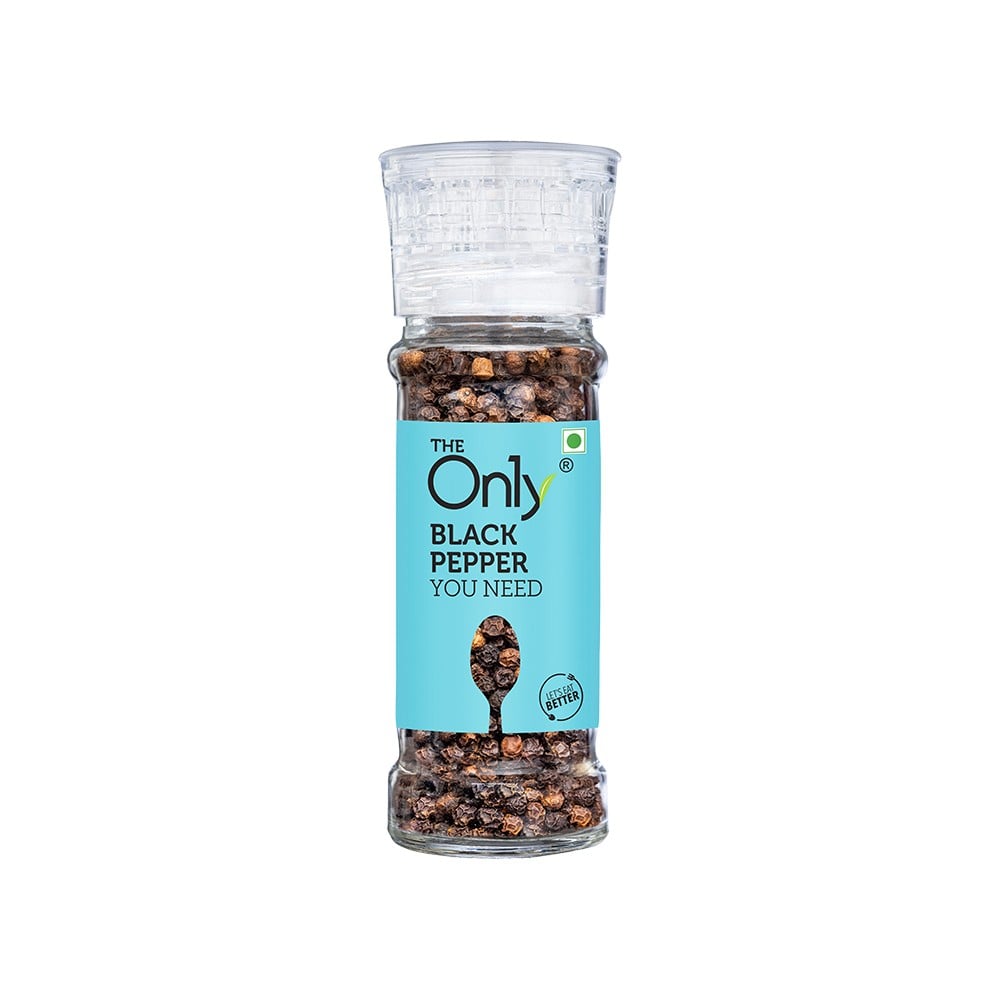 On1y Black Peppercorns With Grinder Price - Buy Online at ₹144 in India