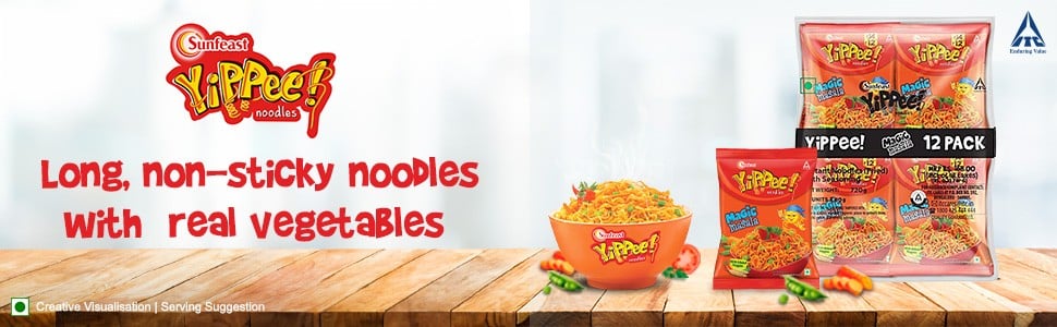 Yippee Magic Masala Instant Noodles with Added Veggies Price - Buy ...
