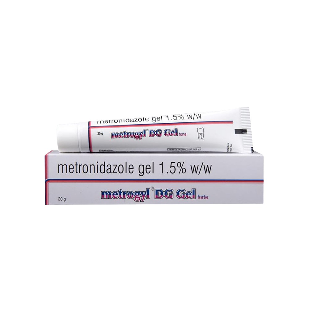 Metrogyl DG forte Tube of 20 gm Gel Price - Buy Online at ₹84 in India