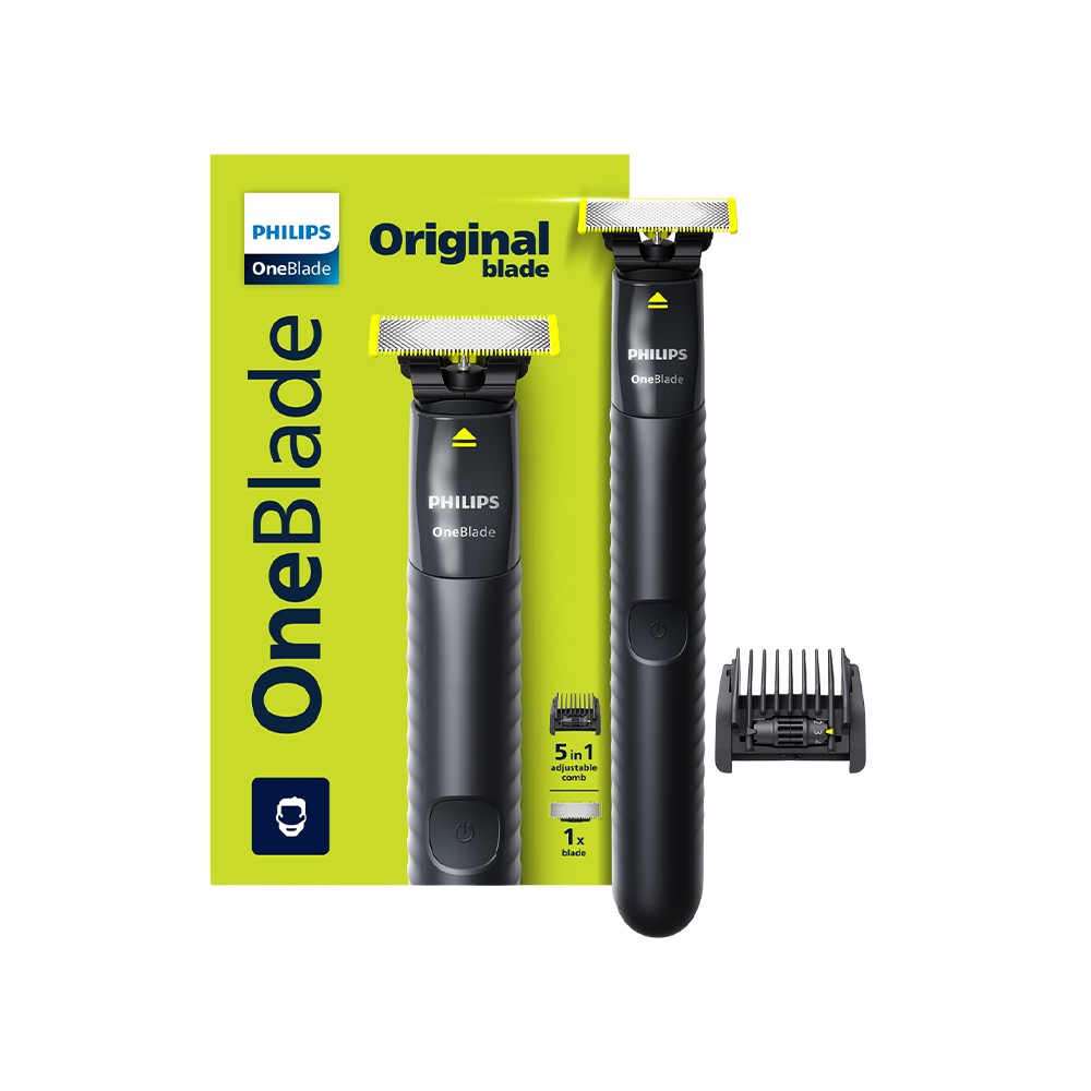 Philips 5 in 1 OneBlade Hybrid Razor & Beard Trimmer (Black) Price ...