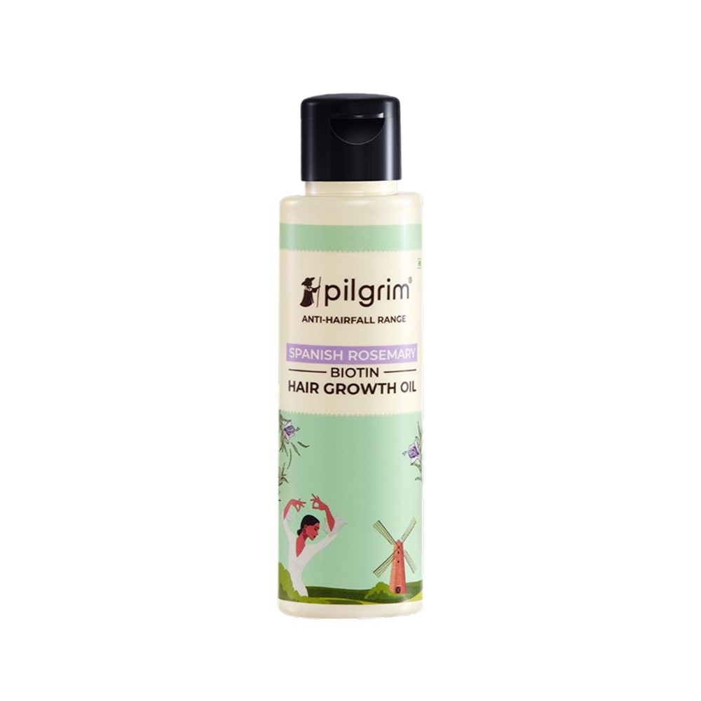 Pilgrim Spanish Rosemary Biotin Growth Hair Oil Price - Buy Online at ...