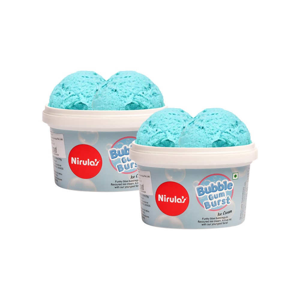 Nirula's Bubble Gum Burst Ice Cream Cup - Pack of 2 Price - Buy Online ...
