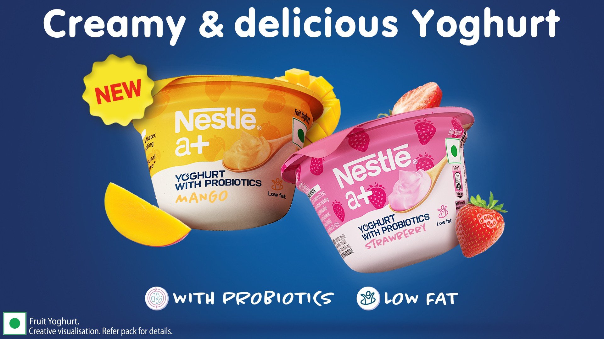 Nestle a+ Strawberry Flavoured Yogurt with Probiotics Price - Buy ...