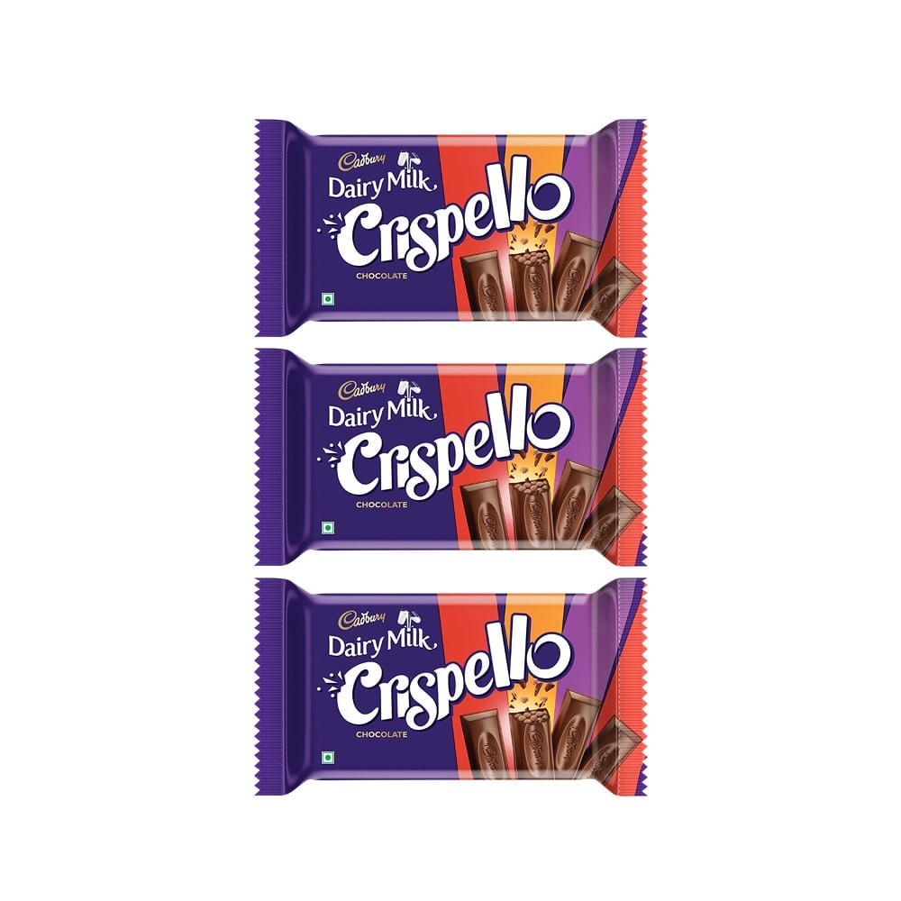 Cadbury Dairy Milk Crispello Milk Chocolate Bar - Pack of 3 Price - Buy ...