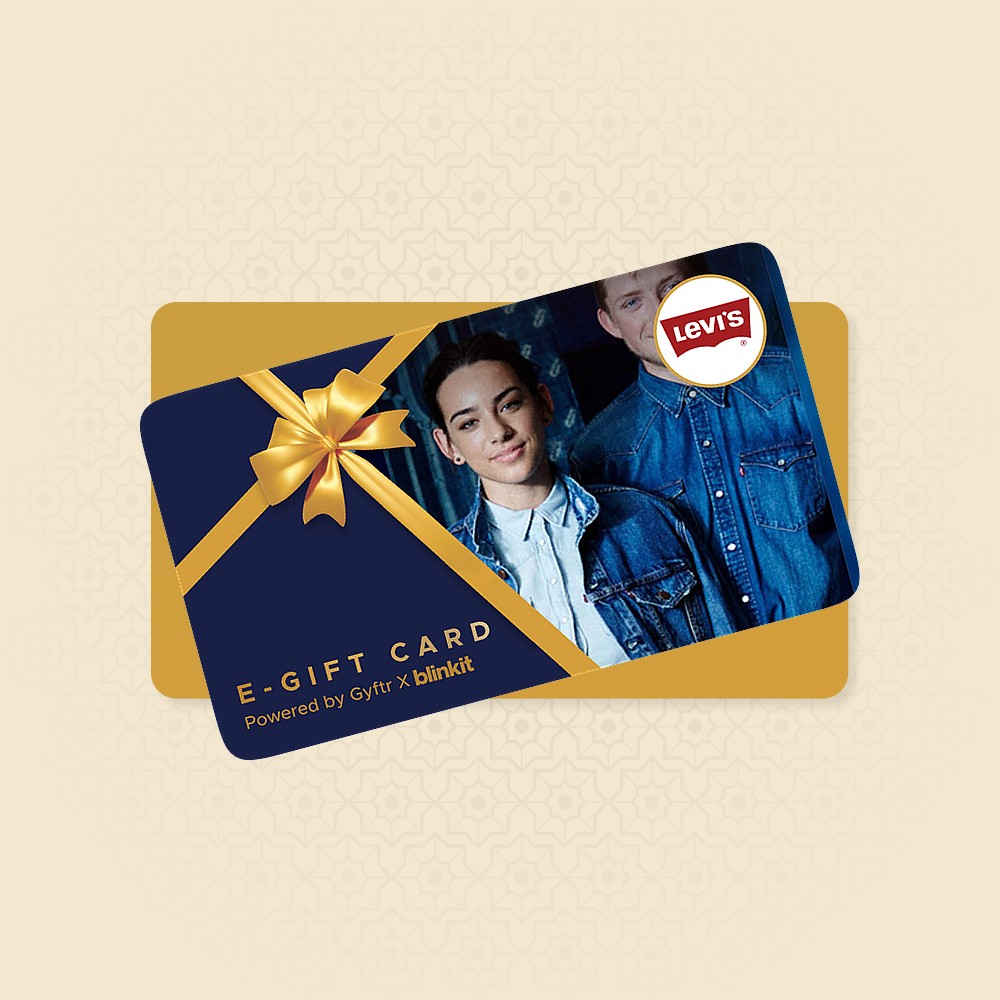 Levi's E-Gift Card Instant Voucher Price - Buy Online at ₹5000 in India