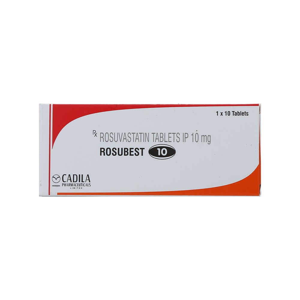 Rosubest 10mg Strip Of 10 Tablets Price - Buy Online at ₹107 in India