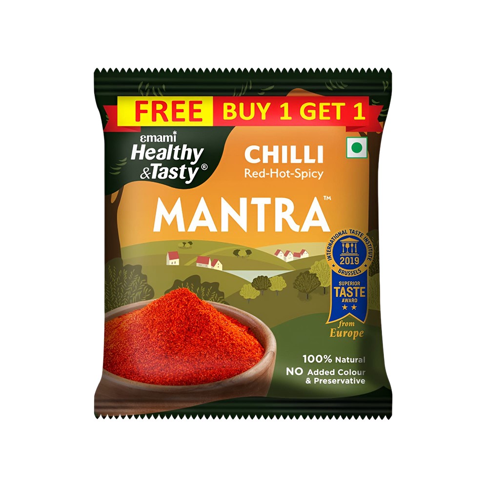 Emami Healthy & Tasty Mantra Chilli Powder - Buy 1 Get 1 Free Price ...