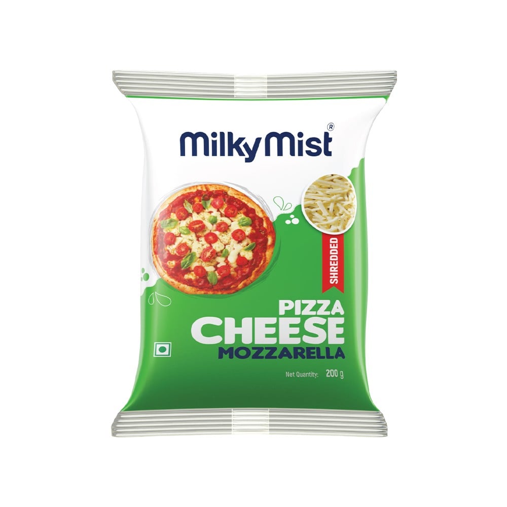 Milky Mist Pizza Mozzarella Shredded Cheese Price - Buy Online at Best ...