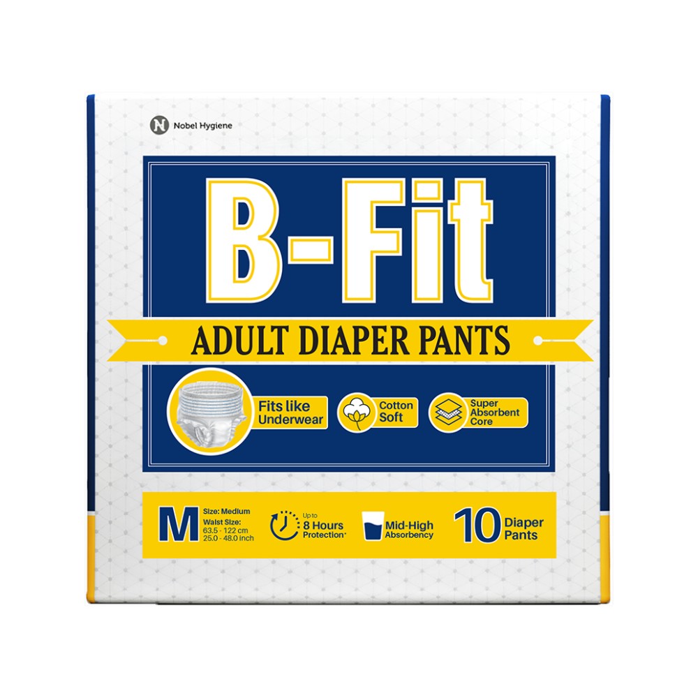 B-FIT Adult Diaper Pant Style (M, 25-48") Price - Buy Online at ₹267 in ...