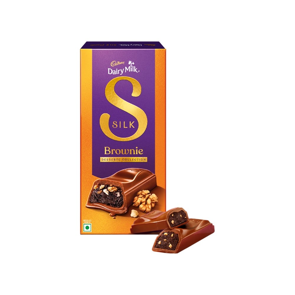 Cadbury Dairy Milk Silk Desserts Brownie Milk Chocolate Bar, 140 g ...