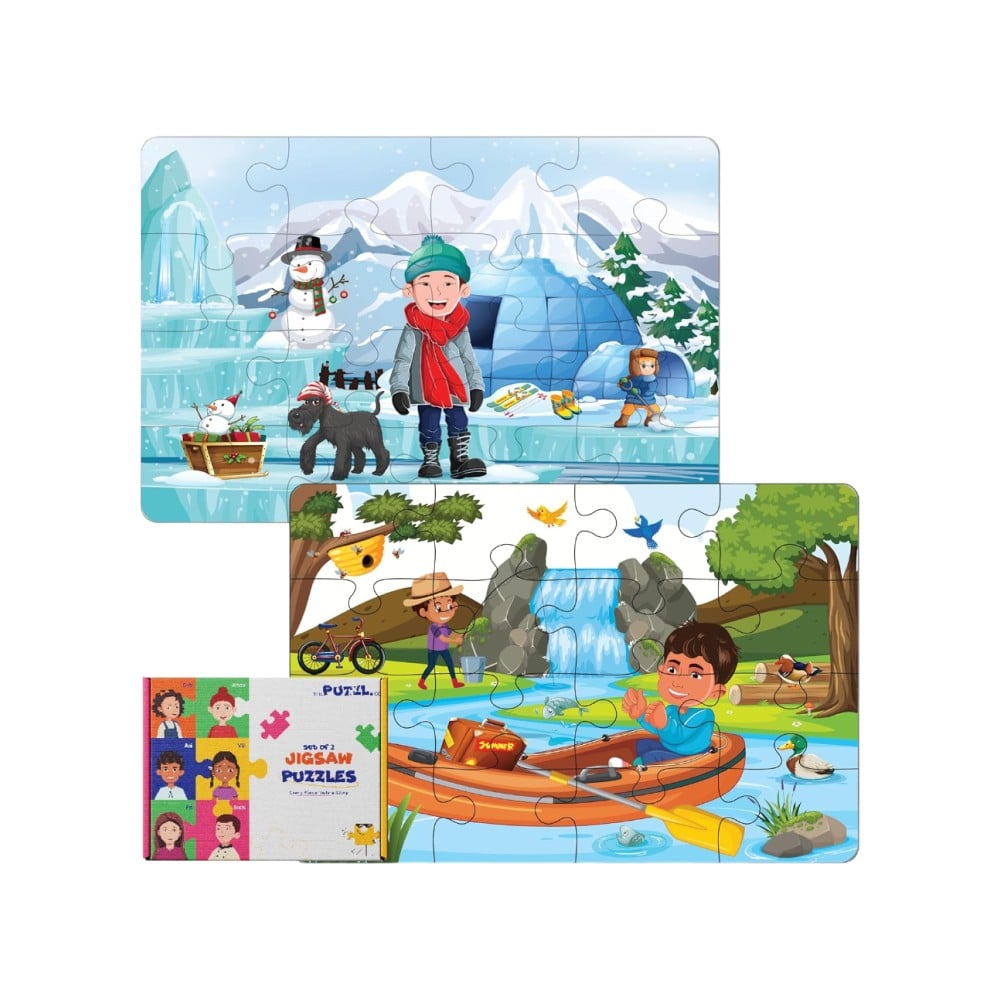 The Puzzl Co Seasons Jigsaw Puzzle Price - Buy Online at Best Price in ...