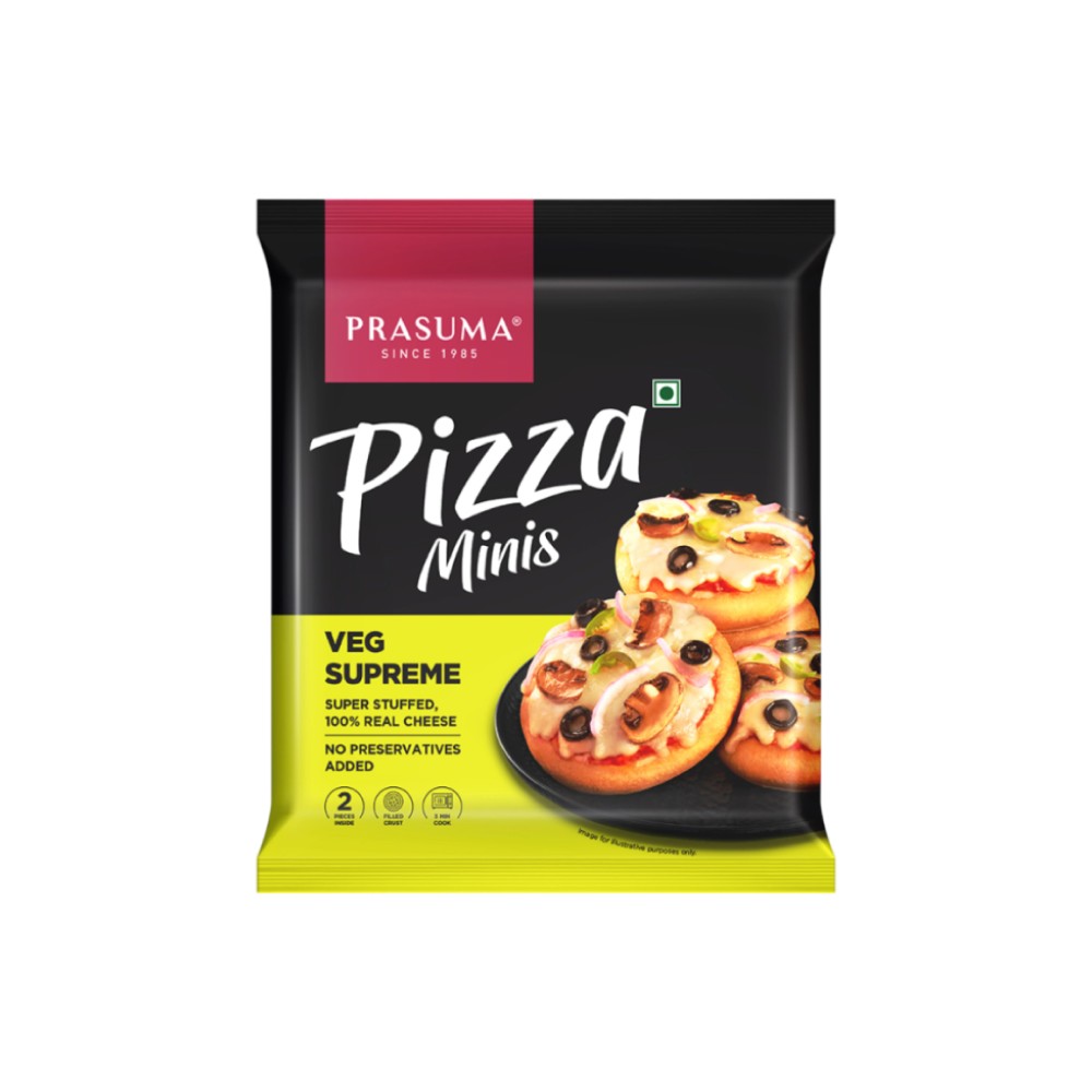 Prasuma Veg Supreme Pizza Minis Price - Buy Online at ₹124 in India