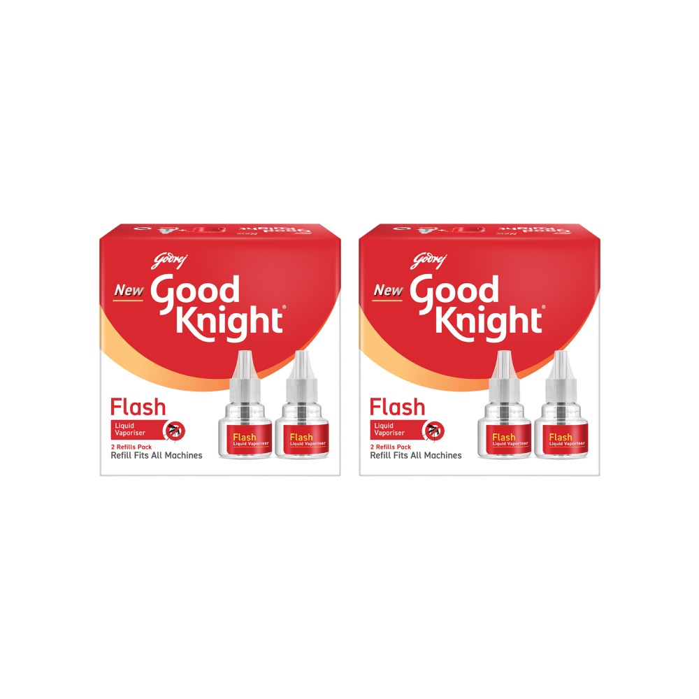 Good Knight Flash Liquid Vaporiser Mosquito Repellent Refill - Pack of ...