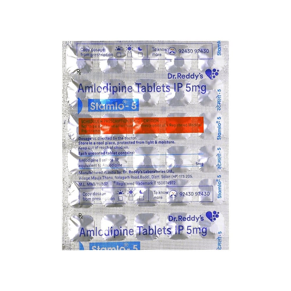 Stamlo 5mg Tablets Price - Buy Online at ₹80 in India