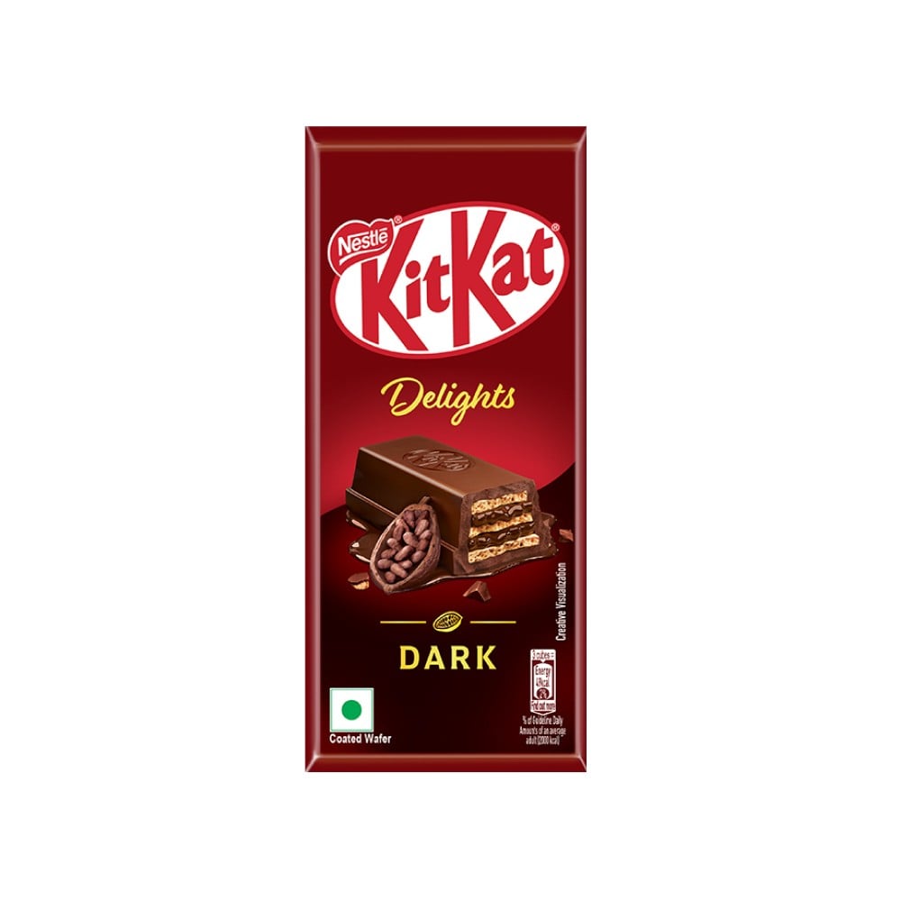 KitKat Delights Dark Wafer Chocolate - 50 g Price - Buy Online at ₹74 ...