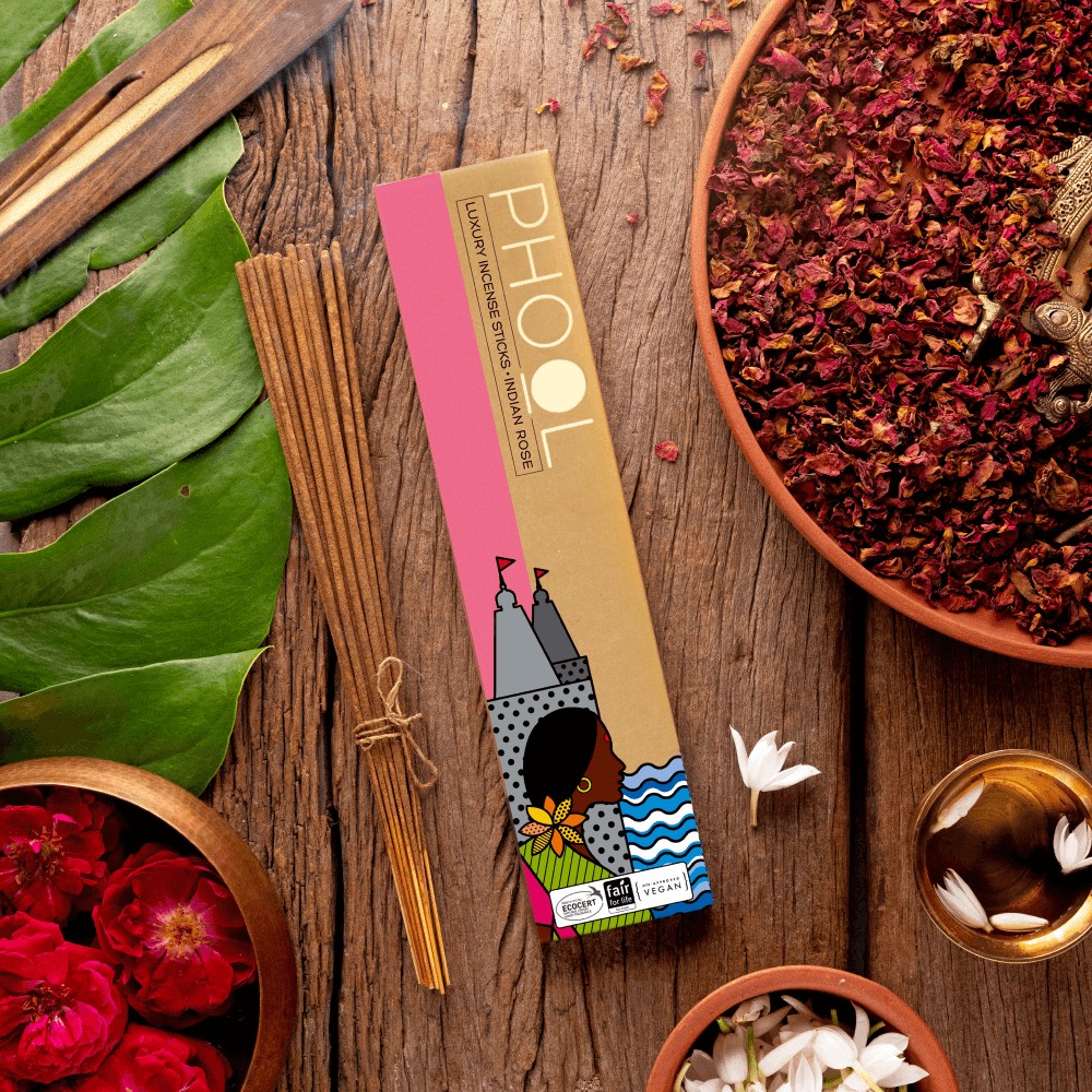 Phool Indian Rose Incense Sticks / Agarbatti Price - Buy Online at ₹99 ...
