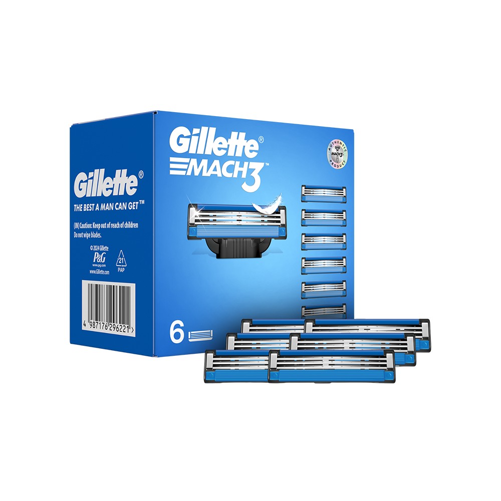 Gillette Mach 3 Men's Razor Cartridge - 6 units Price - Buy Online at ...