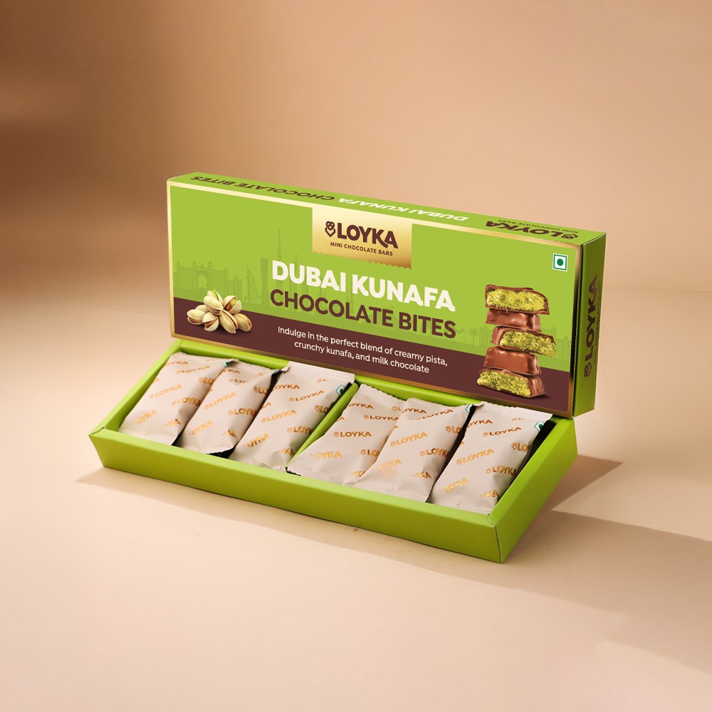 Loyka Dubai Kunafa Milk Chocolate Bar Price - Buy Online at Best Price ...