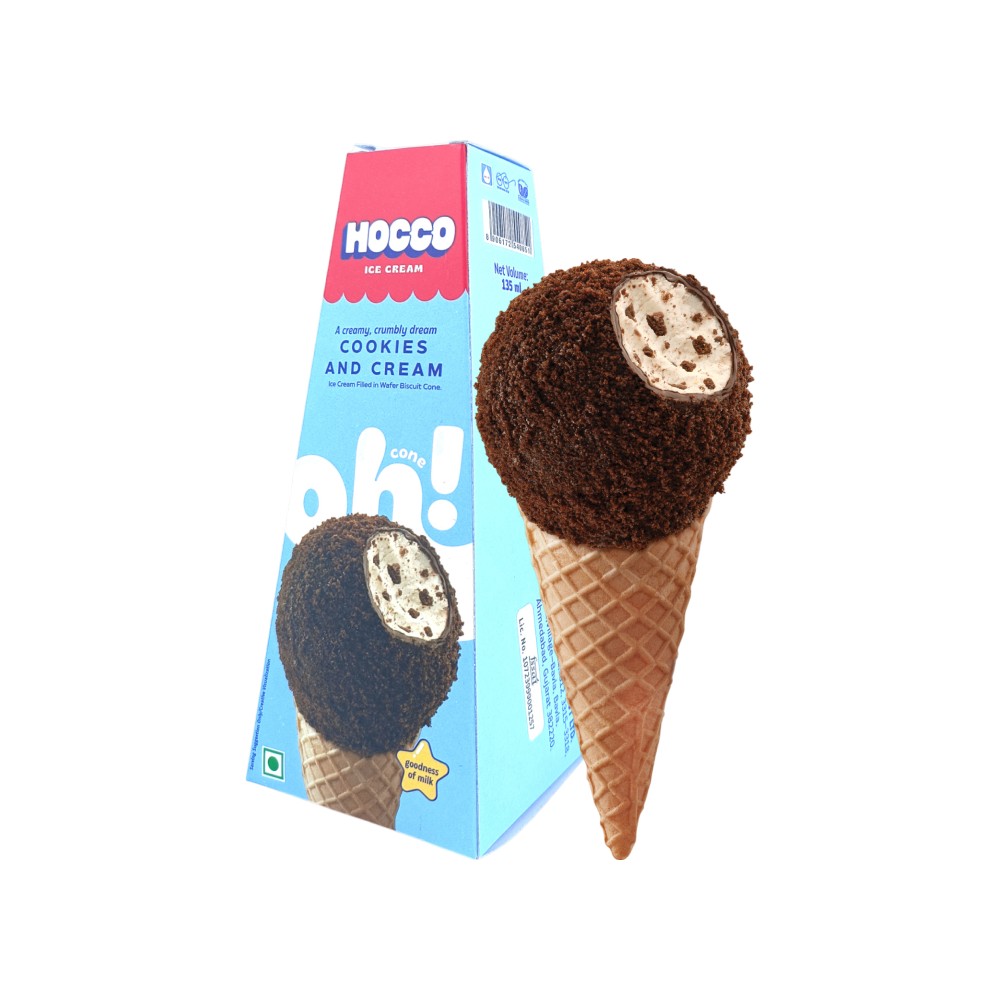 Hocco Cookies Cream Ice Cream Cone Price Buy Online At 90 In India