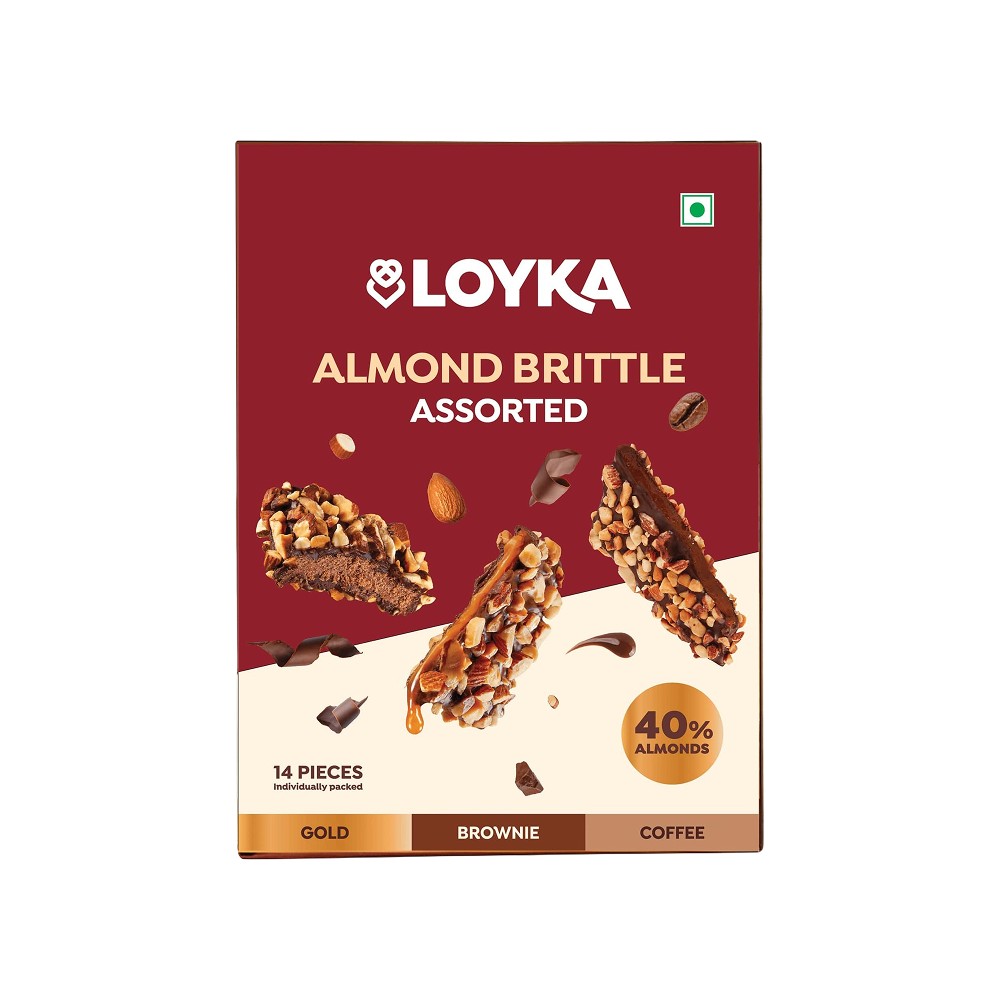 Loyka Almond Brittle Assorted Chocolate Pack Price - Buy Online at ₹474 ...