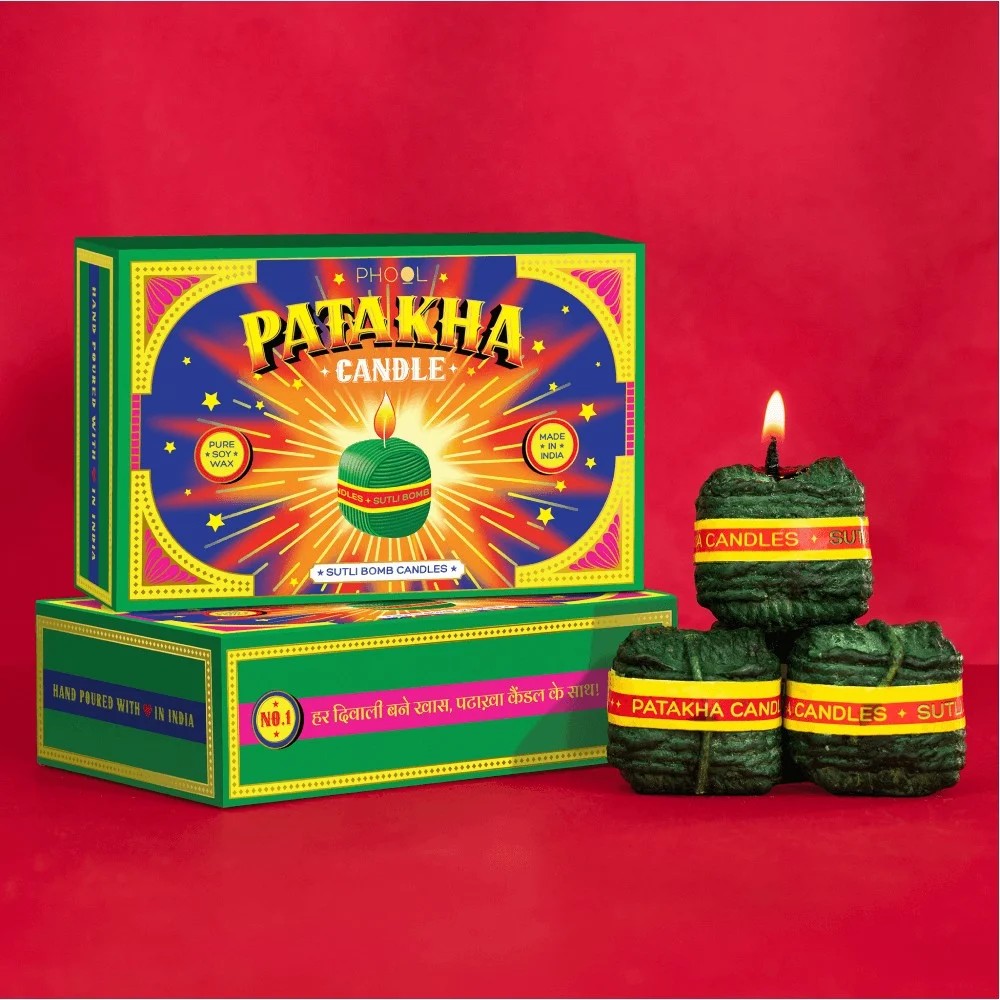 Phool Sutli Bomb Soy Wax Candle Set Price - Buy Online at Best Price in ...