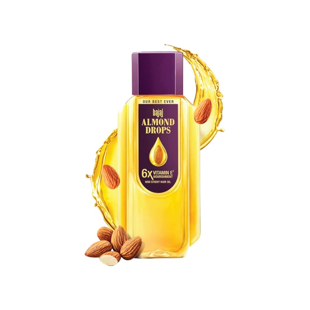 Bajaj Almond Drops Non-Sticky Hair Oil 185 ml Price - Buy Online at ...