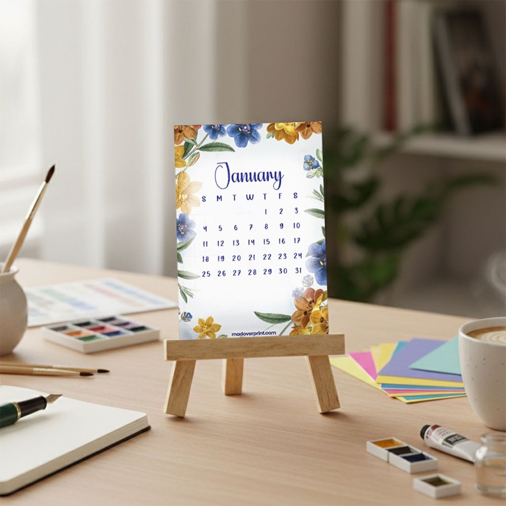 Mad Over Print Floral Printed Calendar 2026 (Multicolour) Price - Buy ...