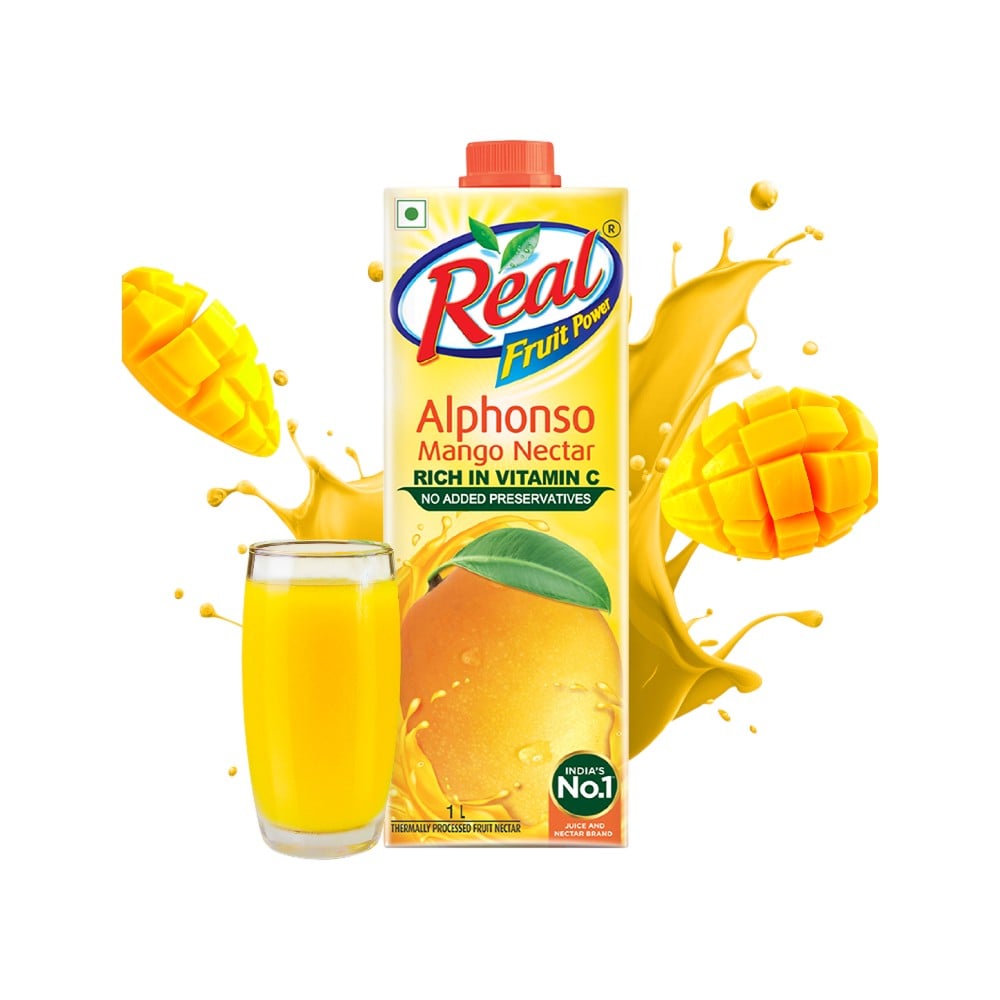 Real Fruit Power Alphonso Nectar Mango Drink Price - Buy Online at ₹96 ...