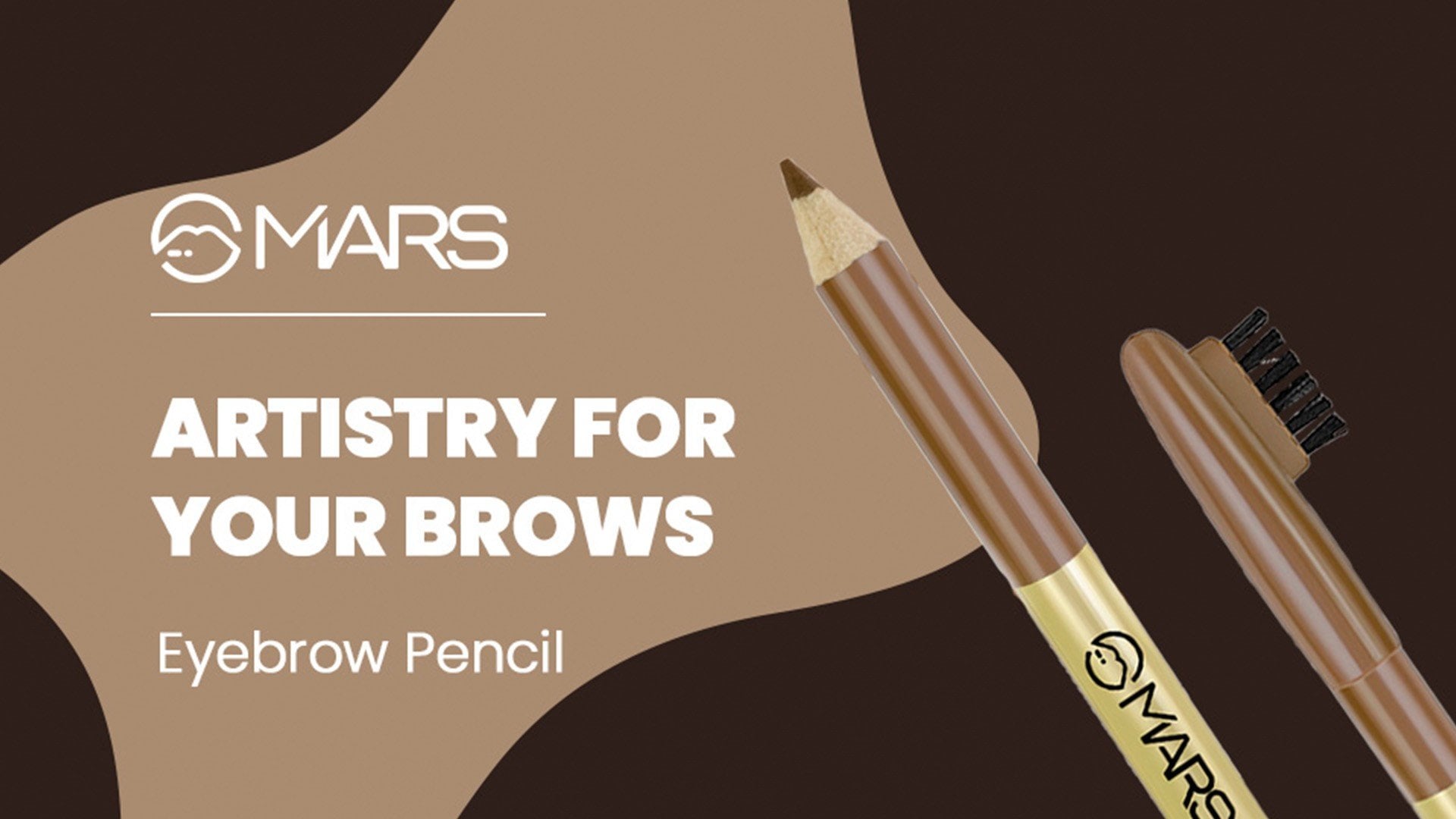 MARS Cosmetics Eyebrow Pencil with Spoolie (Dark Brown) Price - Buy ...