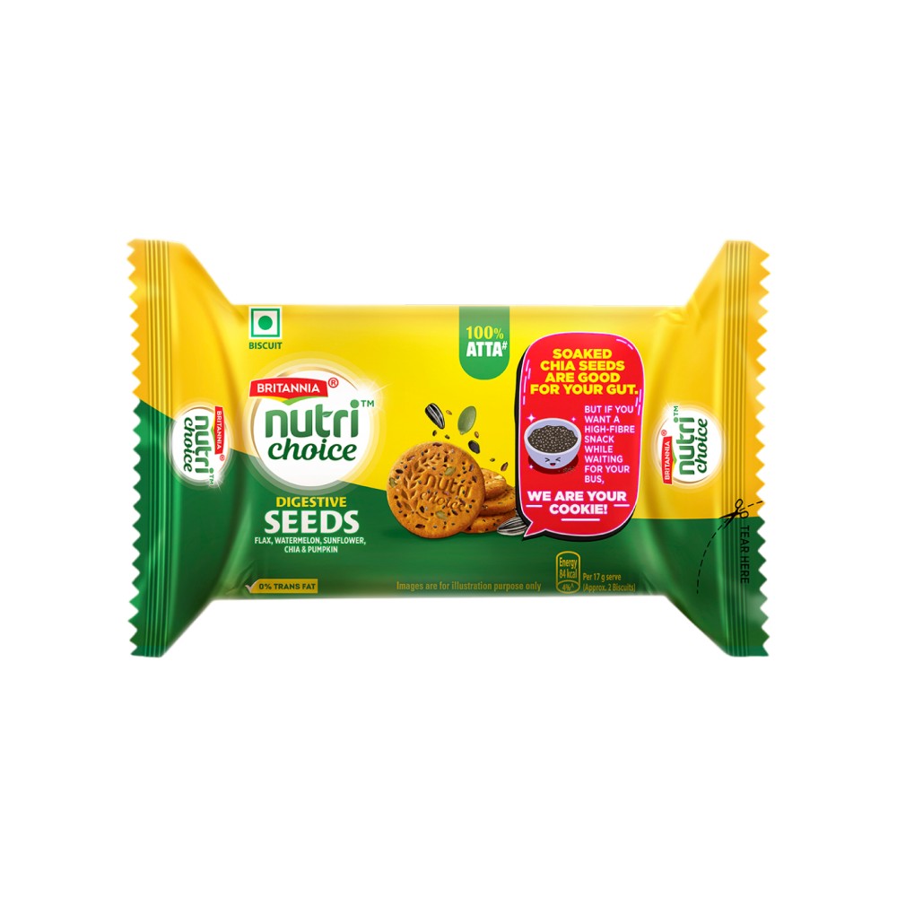 Britannia NutriChoice Digestive Seeds Biscuit Price - Buy Online at ₹28 ...